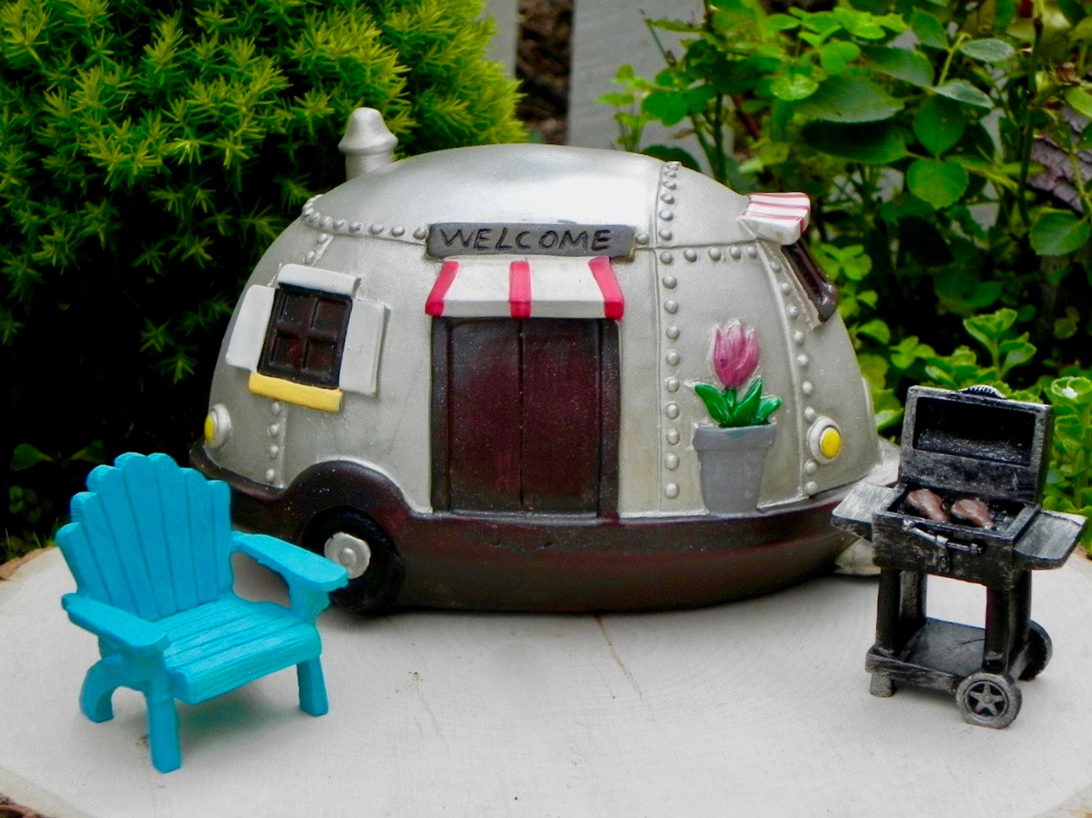 Miniature Camper Trailer Fairy Garden Accessories Supply for - Etsy