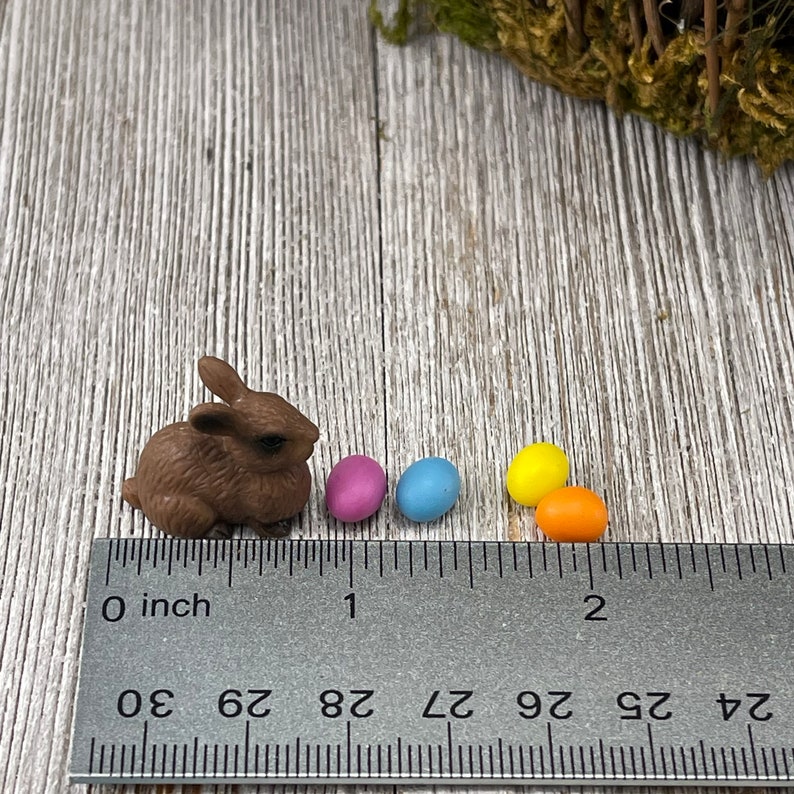 Miniature Easter Bunny Miniature Bunnies Miniature Easter - Etsy