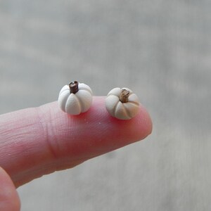 Miniature Pumpkin Micro Mini Pumpkins, Tiny Polymer Clay Pumpkins ...