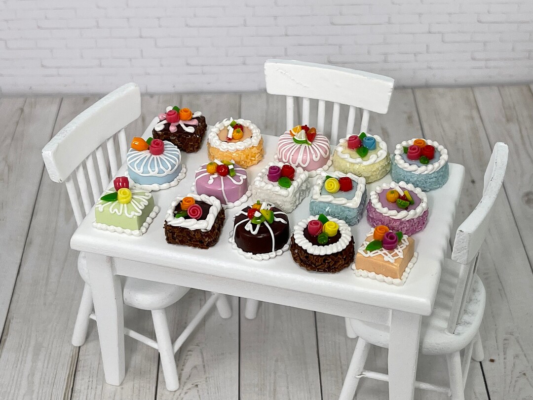 One Miniature Cake Assorted Designs Fairy Garden - Etsy