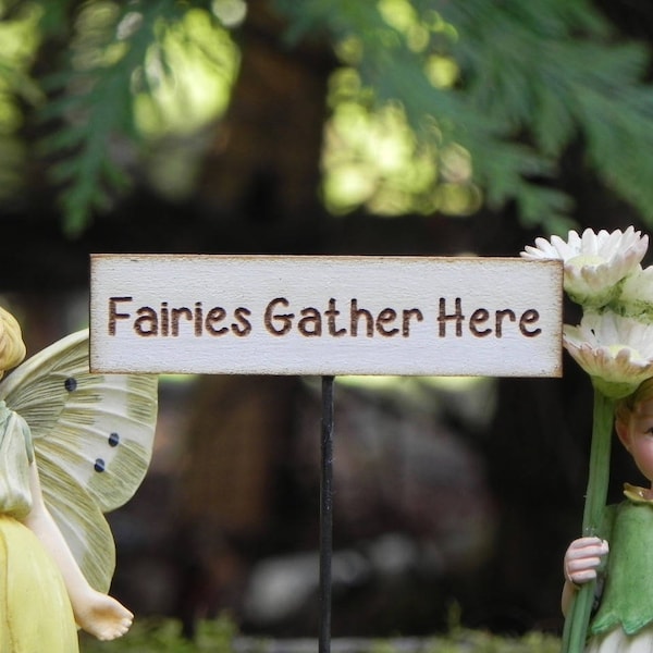 Fairy Gather Here Outdoor Sign - Etsy