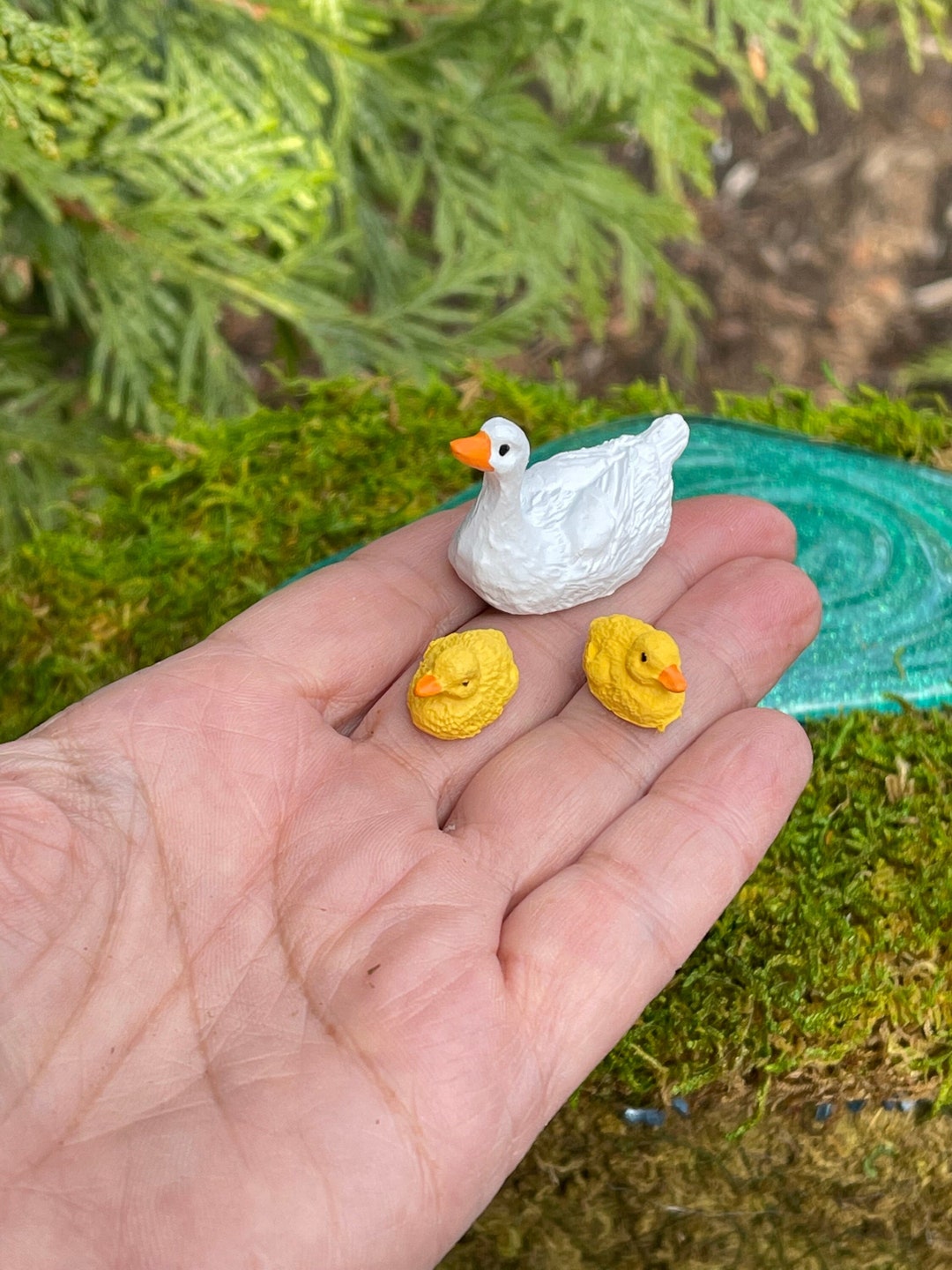 Miniature Duck Ducklings Baby Ducks, Duck Family, SET OF 3 - Etsy