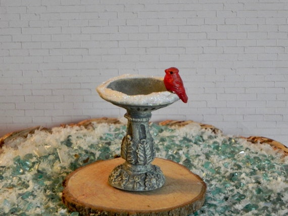 Miniatures Miniature Bird Bath Art & Collectibles etna.com.pe