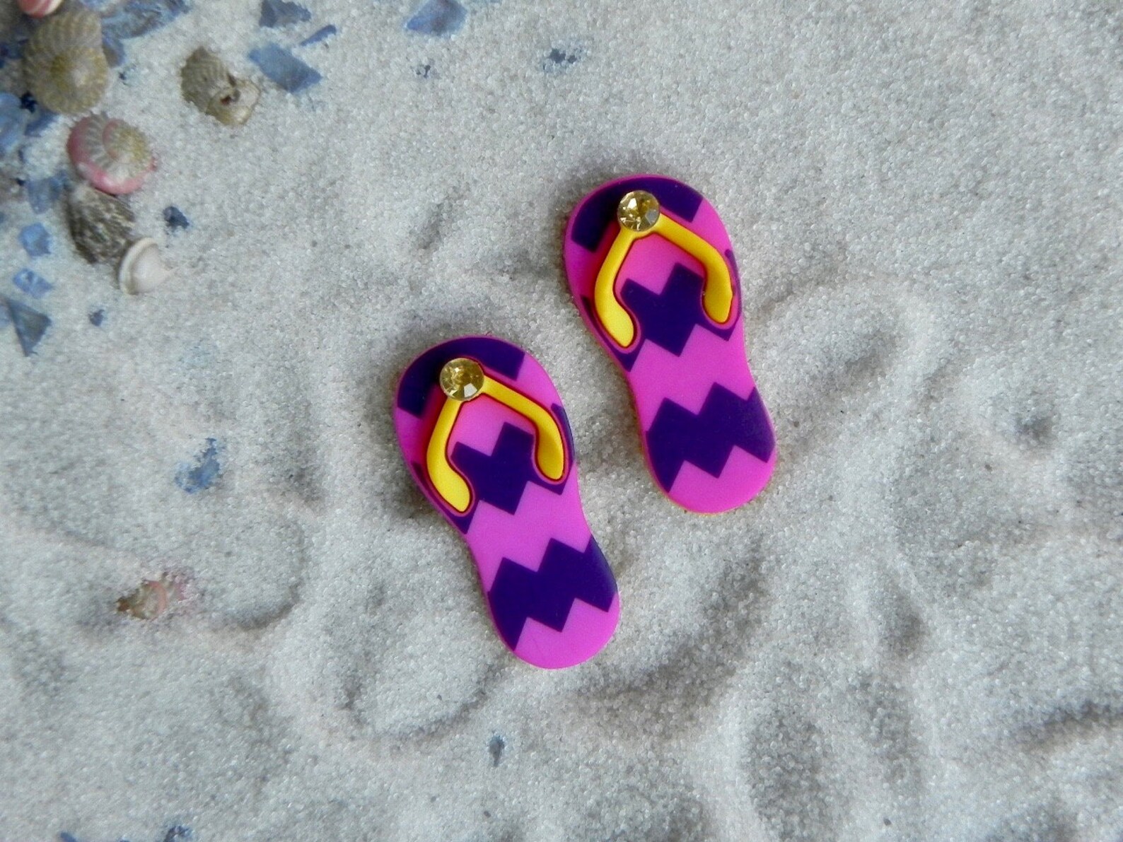 Miniature Flip Flops Fairy Garden Supply Coastal Garden - Etsy