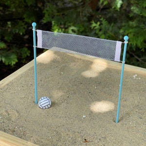 Miniature Volleyball Net, Miniature Volleyball, Beach Miniatures, Cake ...