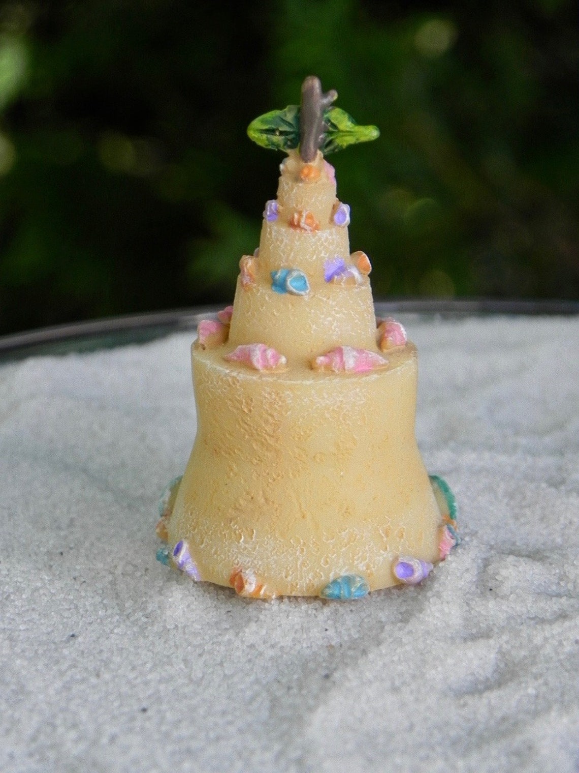 Miniature Sandcastle Sand Castle Beach garden accessories | Etsy