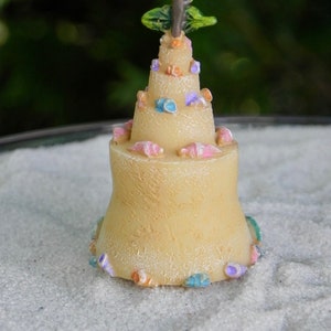 Miniature Sandcastle Sand Castle, Beach Garden Accessories, Coastal ...