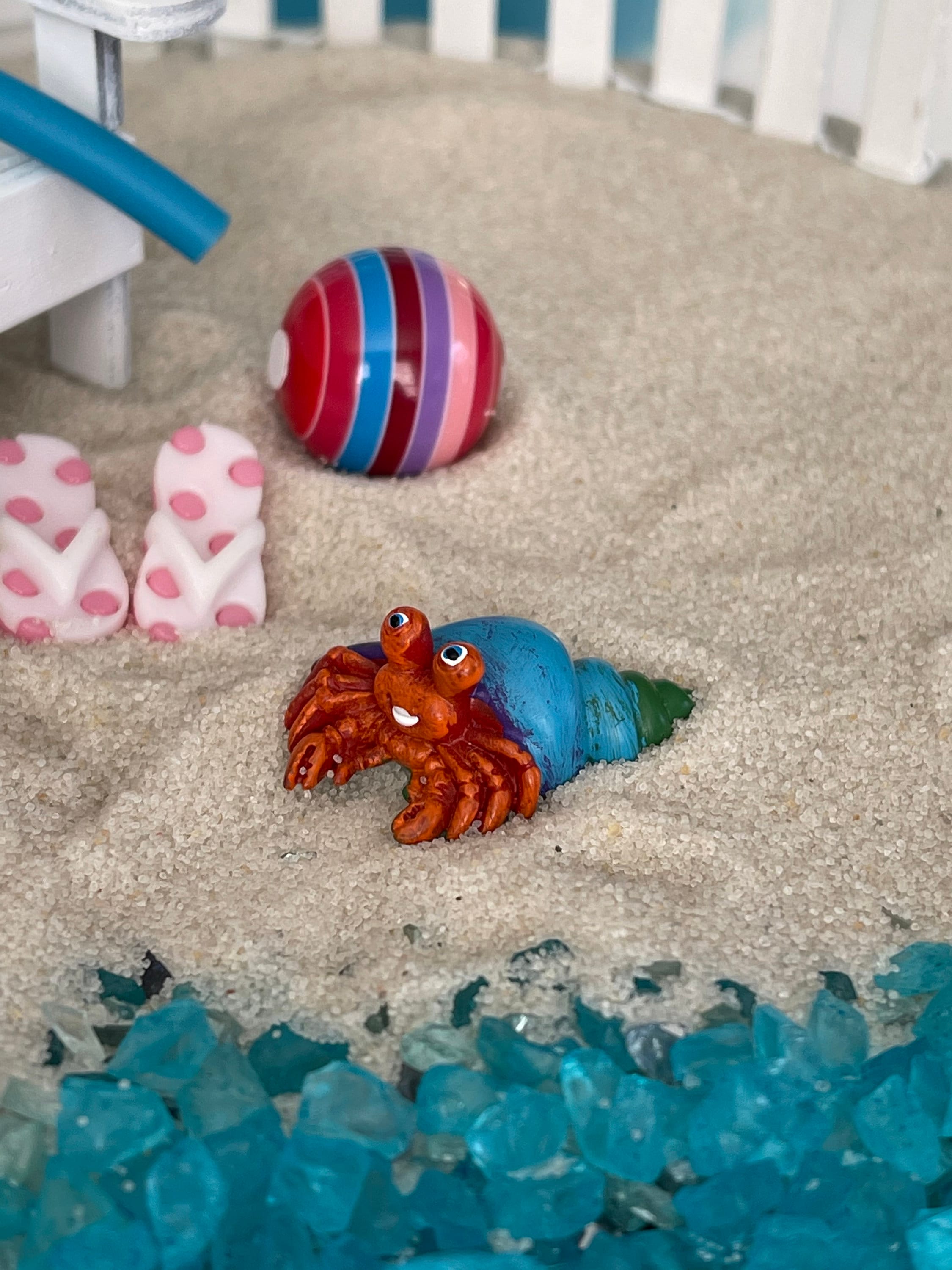 Fairy Garden Beach Miniatures, Coastal Miniatures, Miniature Adirondack ...