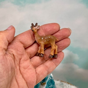 Miniature Reindeer Christmas Miniatures, Miniature Deer, Christmas ...