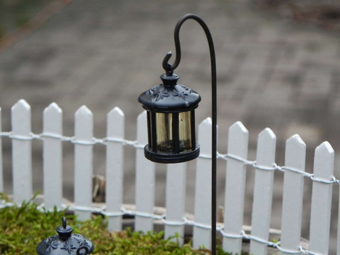 Miniature Shepherd Hook Fairy Garden Decorative Wire Hook - Etsy