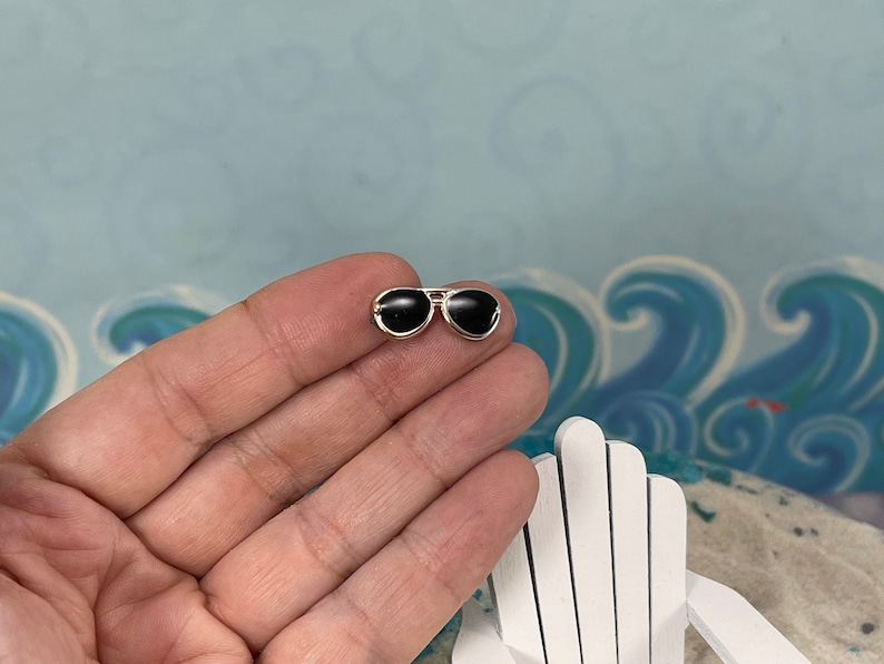 Miniature Sunglasses Flat Back Cabochon Sun Glasses Aviator - Etsy