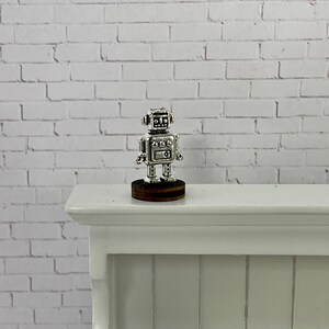 Miniature Robot Dollhouse Figure, Dollhouse Child's Room Decor, Mini ...