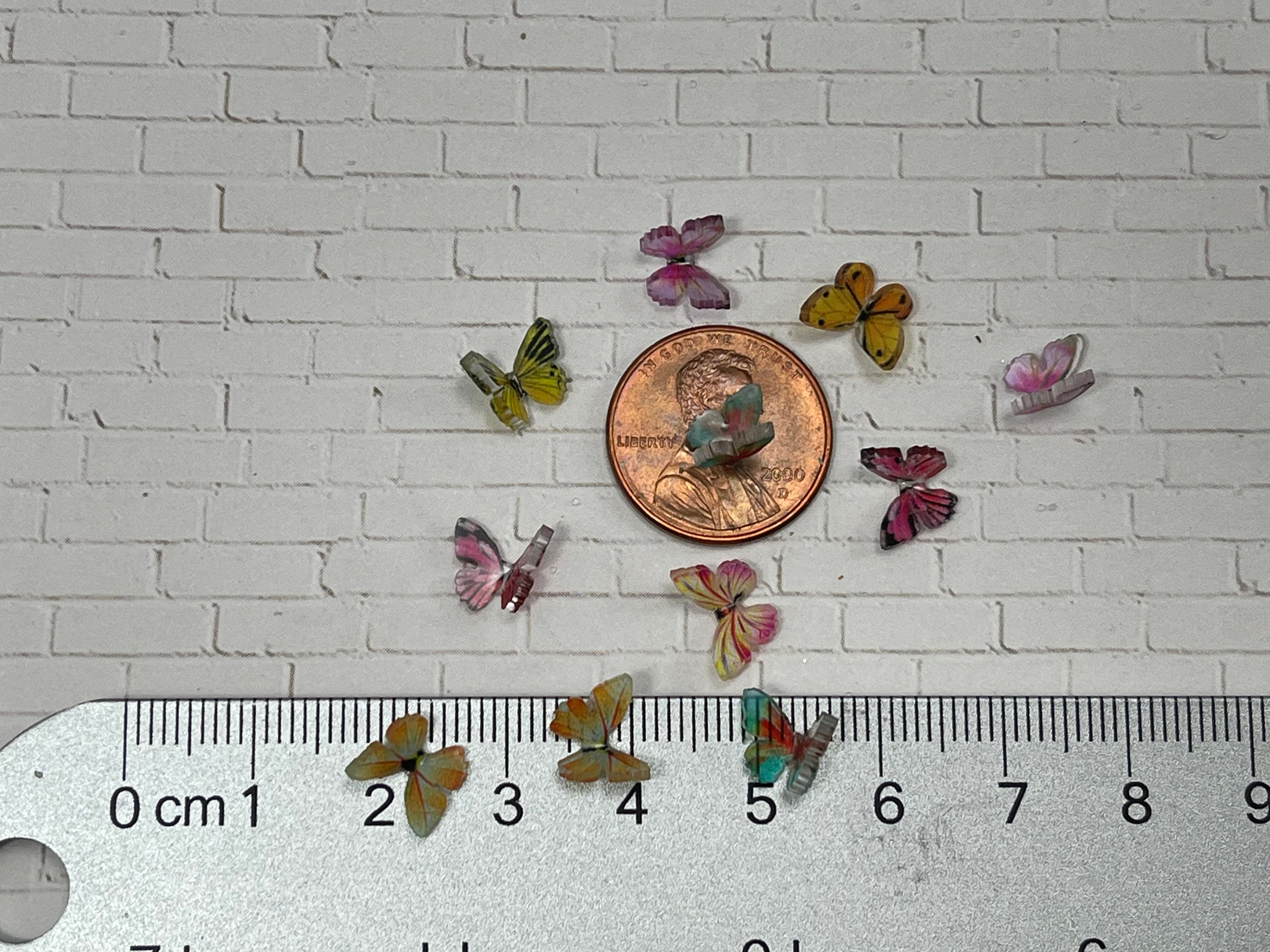 Micro Miniature Butterflies Kawaii Butterfly Tiny 8mm - Etsy UK
