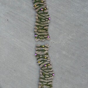 Fairy Garden Pathway, Stone and Wood Look Flower, Miniature Walkway ...