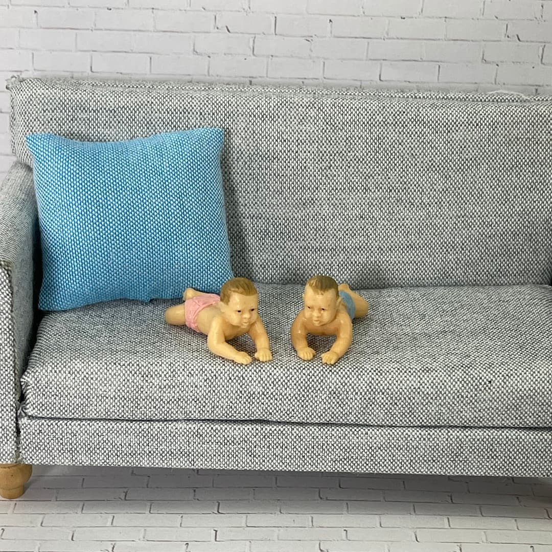 Miniature Baby Figurine Dollhouse Mini, Tiny Babies, Baby Shower Favor ...