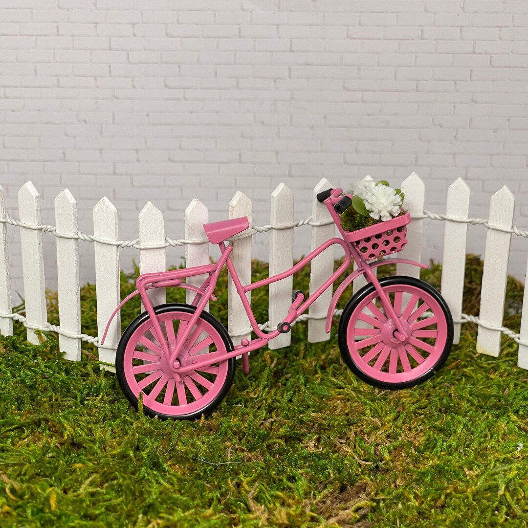 Miniature Bike Bicycle, Fairy Garden Bike, Fairy Garden Accessories ...