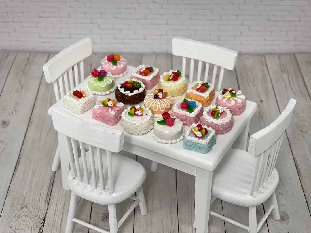 One Miniature Cake, Assorted Designs, Fairy Garden Accessories, Fairy ...