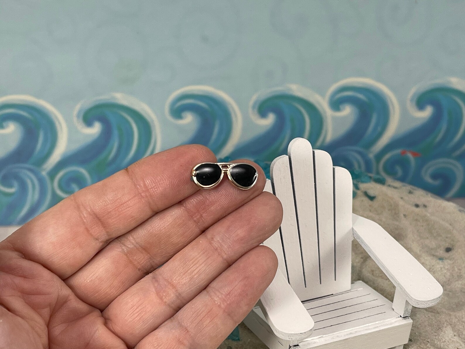Miniature Sunglasses Flat Back Cabochon Sun Glasses Aviator - Etsy