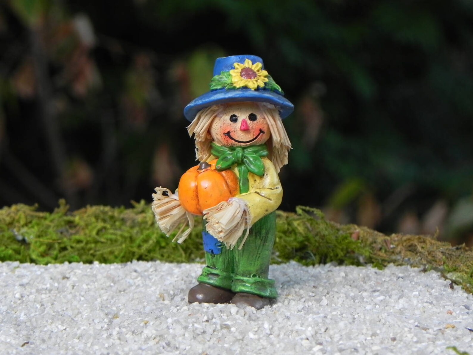 Miniature Garden Scarecrow Halloween Fall Autumn Miniatures - Etsy