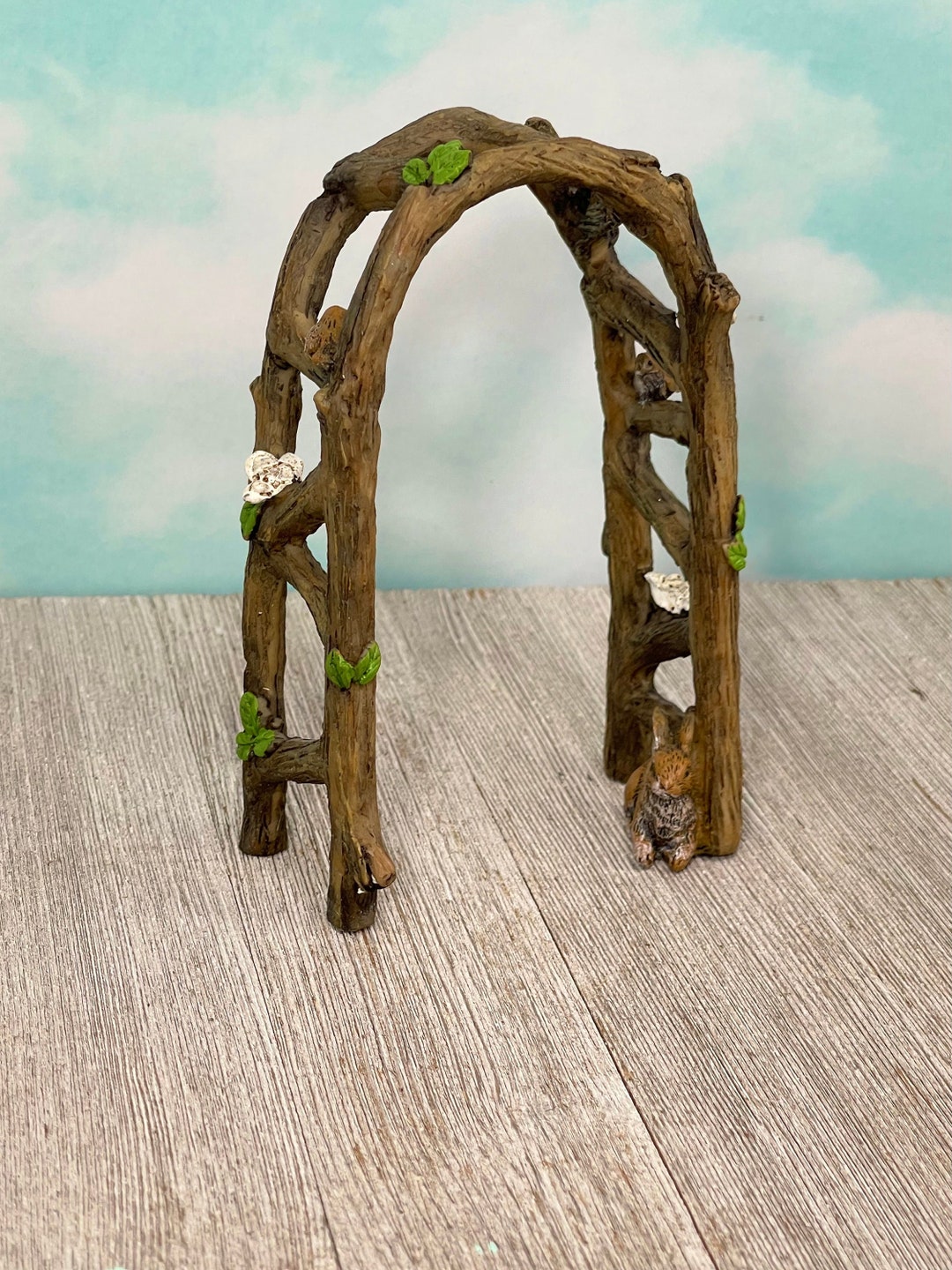 Miniature Fairy Garden Arbor, Fairy Garden Accessories, Outdoor Fairy ...