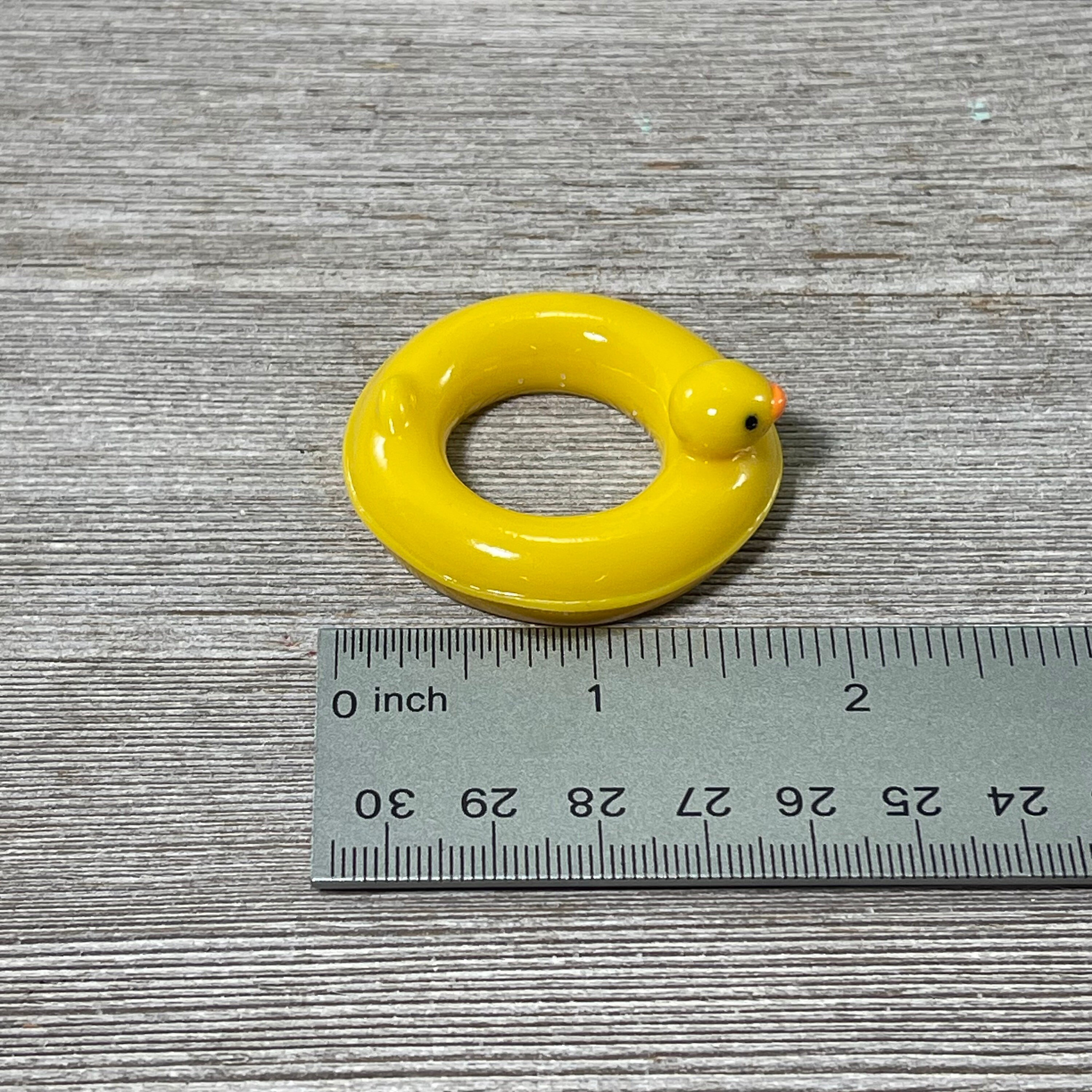 Miniature Float, Duck Floatie, Doll Accessory, Fairy Garden, Beach ...
