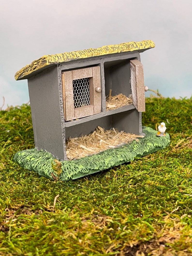 Miniature Chicken Coop, Miniature Chickens, Miniature Eggs, Fairy ...