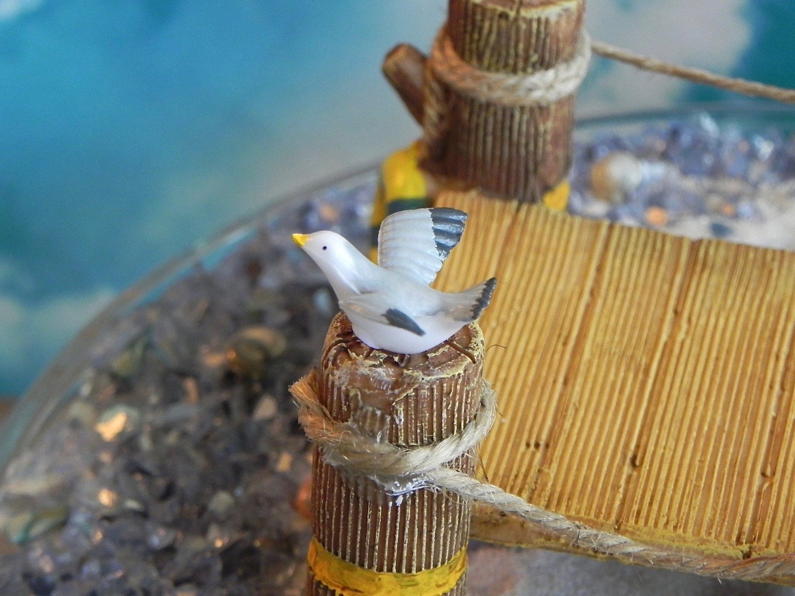 Miniature Seagull Handcrafted Terrarium Accessories Fairy | Etsy