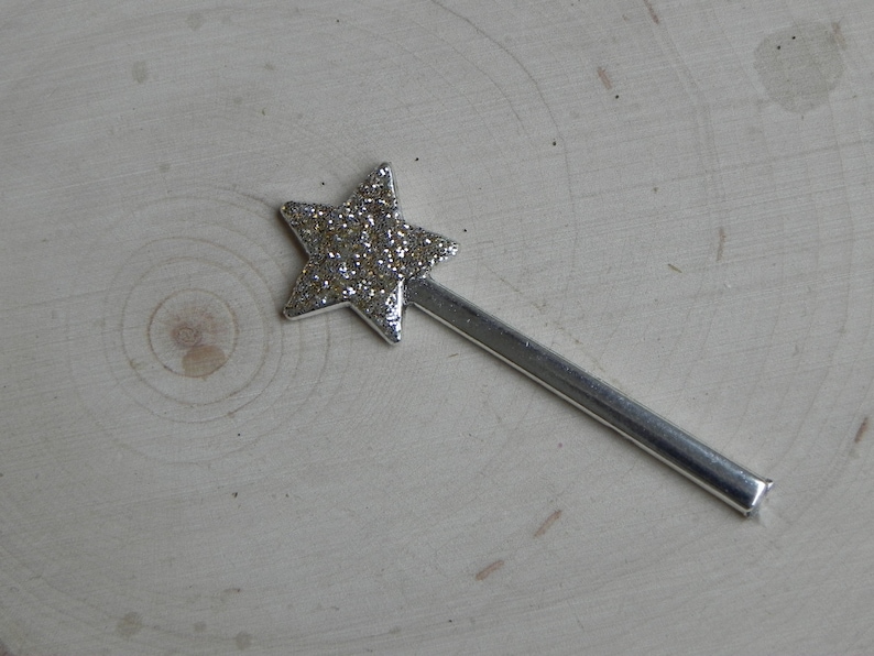 Miniature Fairy Wand, Handcrafted Gold Color or Silver Color Wand ...
