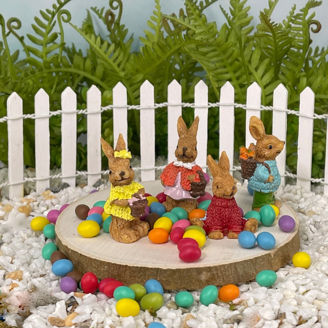 Miniature Easter Bunny, Miniature Bunnies, Miniature Easter Eggs, Fairy ...