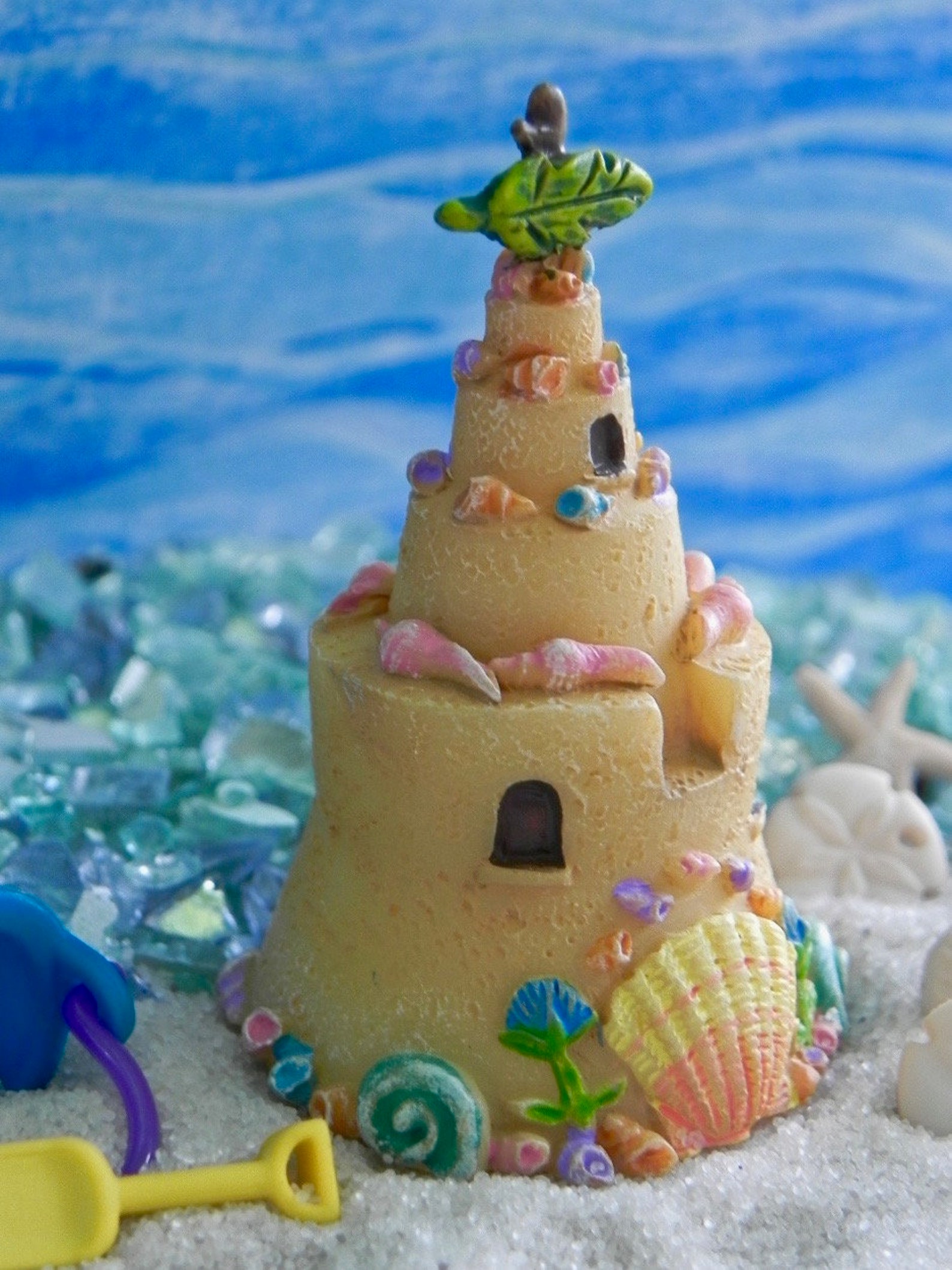 Miniature Sandcastle Sand Castle Beach Garden Accessories | Etsy