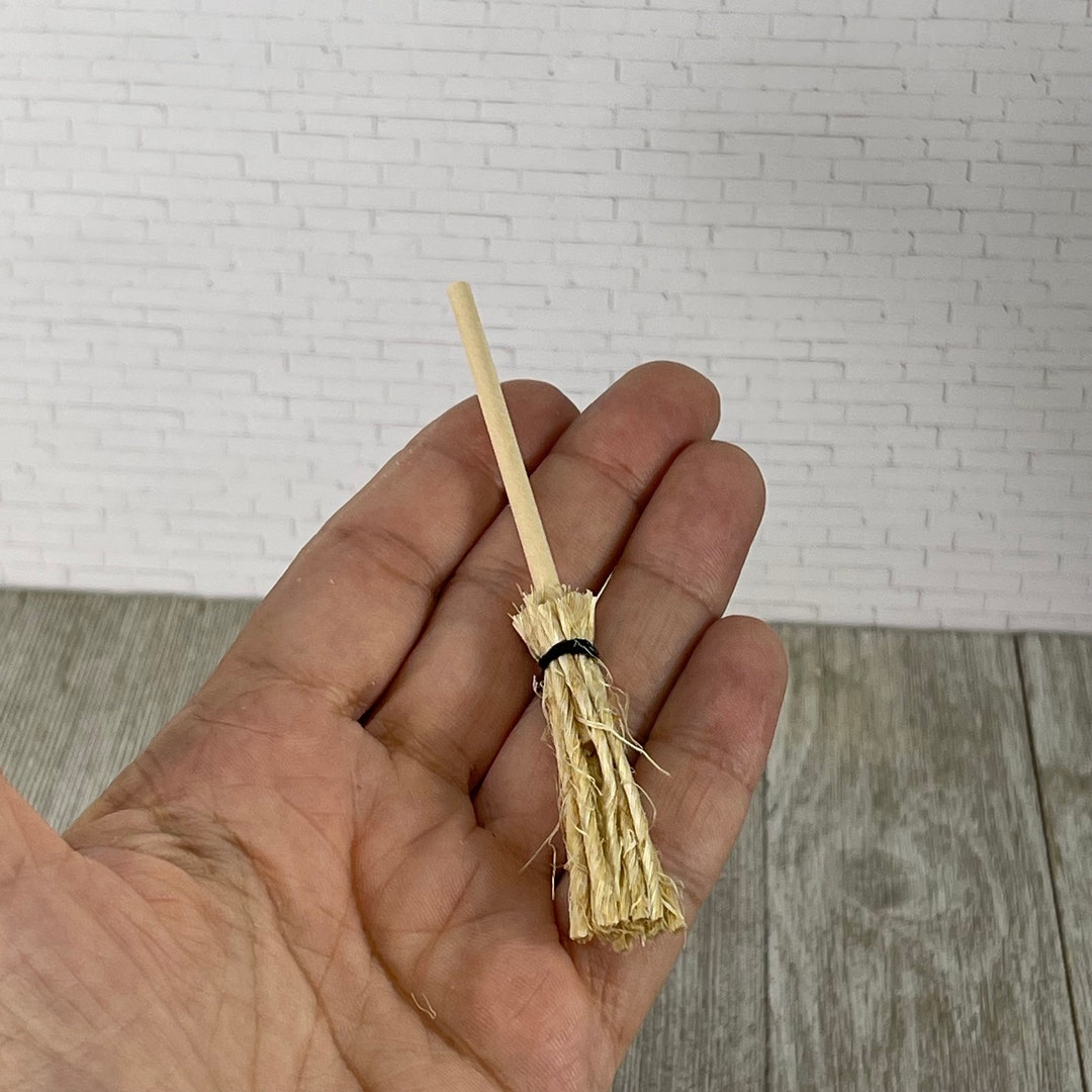 Miniature Broom, Miniature Witch Broom, Fairy Garden Accessories ...