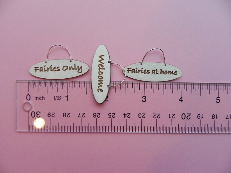 Fairy Door Sign ONE Accessories Accessory Sign for Fairy - Etsy