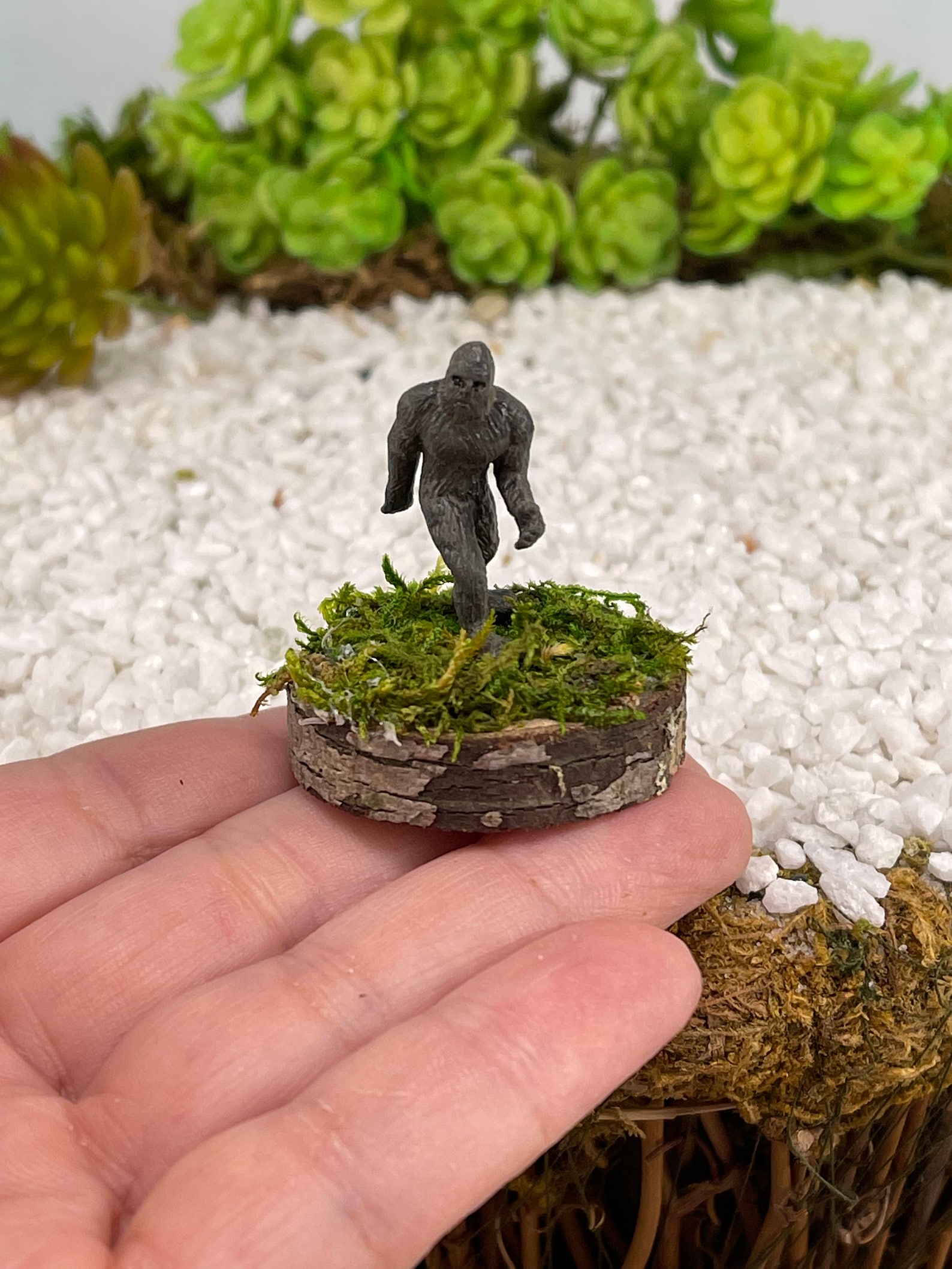 Micro Miniature Bigfoot Tiny Sasquatch Fairy Garden - Etsy