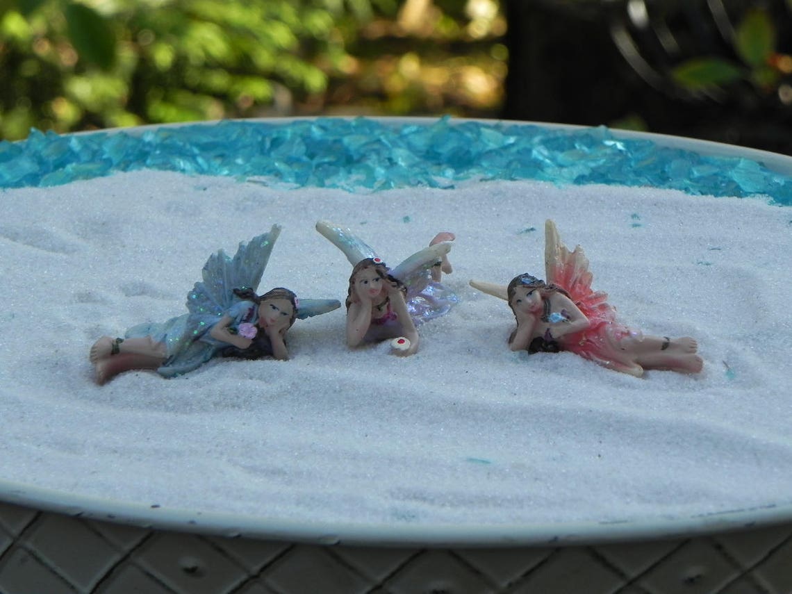 Fairy Garden Micro Mini Sun Kissed Fairies Terrarium - Etsy