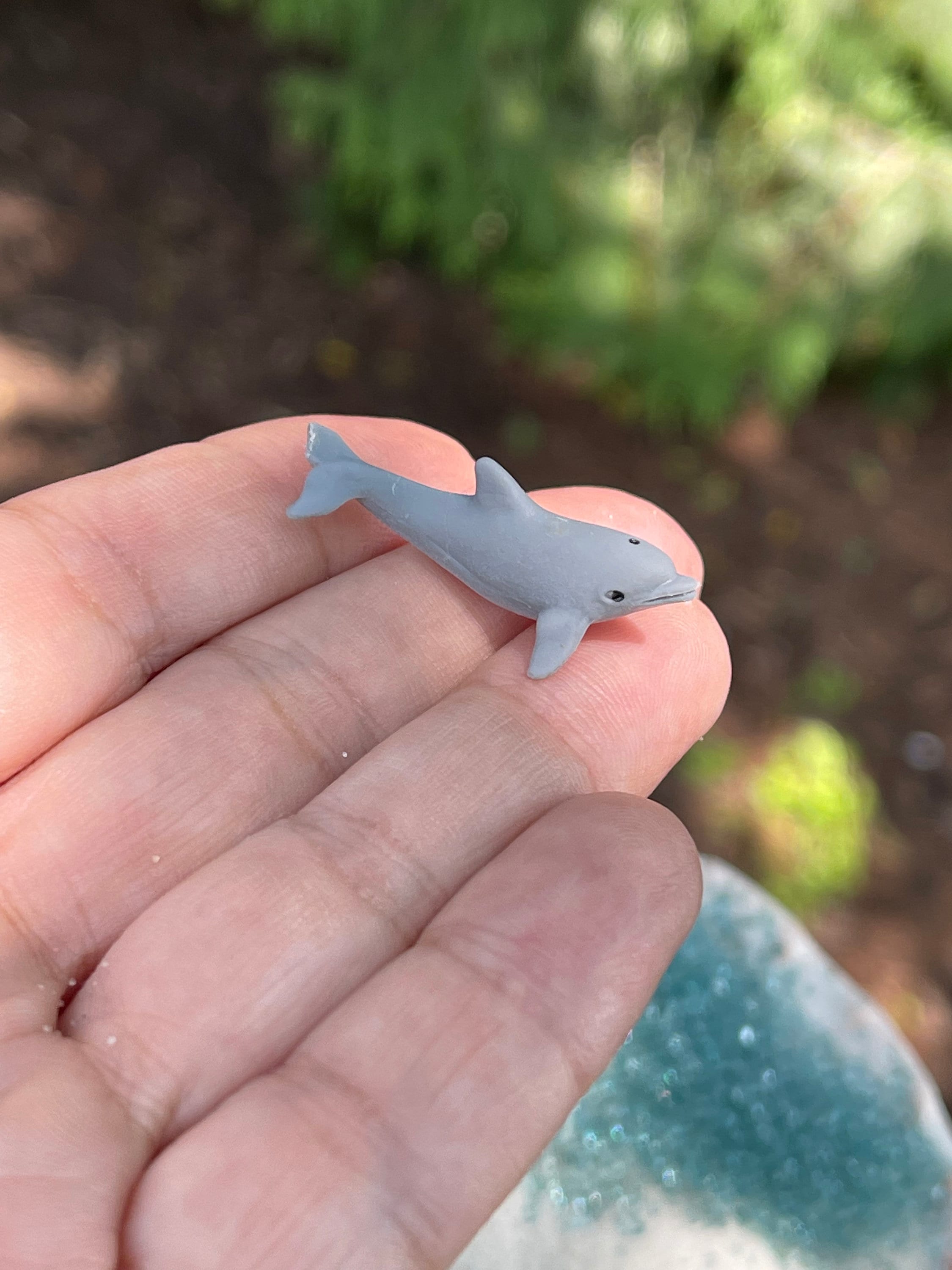 Micro Miniature Dolphin Tiny Dolphins Beach Garden supplies | Etsy