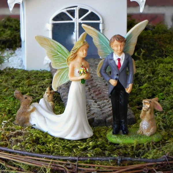 Bunny Fairy Cake Topper - Etsy