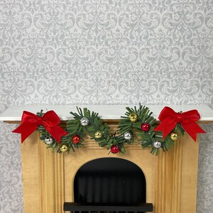 Dollhouse Christmas Garland 1:12 Scale, Xmas Decoration, Artificial ...
