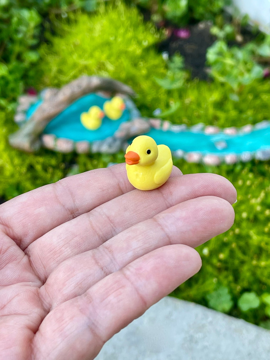 Miniature Rubber Duck Craft Supply Dollhouse Miniature - Etsy