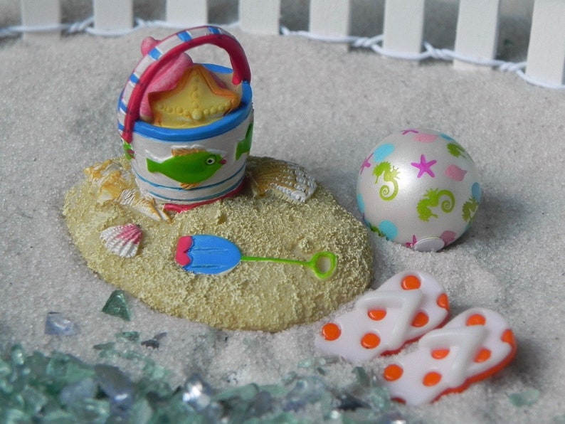 Fairy Garden Accessories Miniature Beach Bucket Pail - Etsy