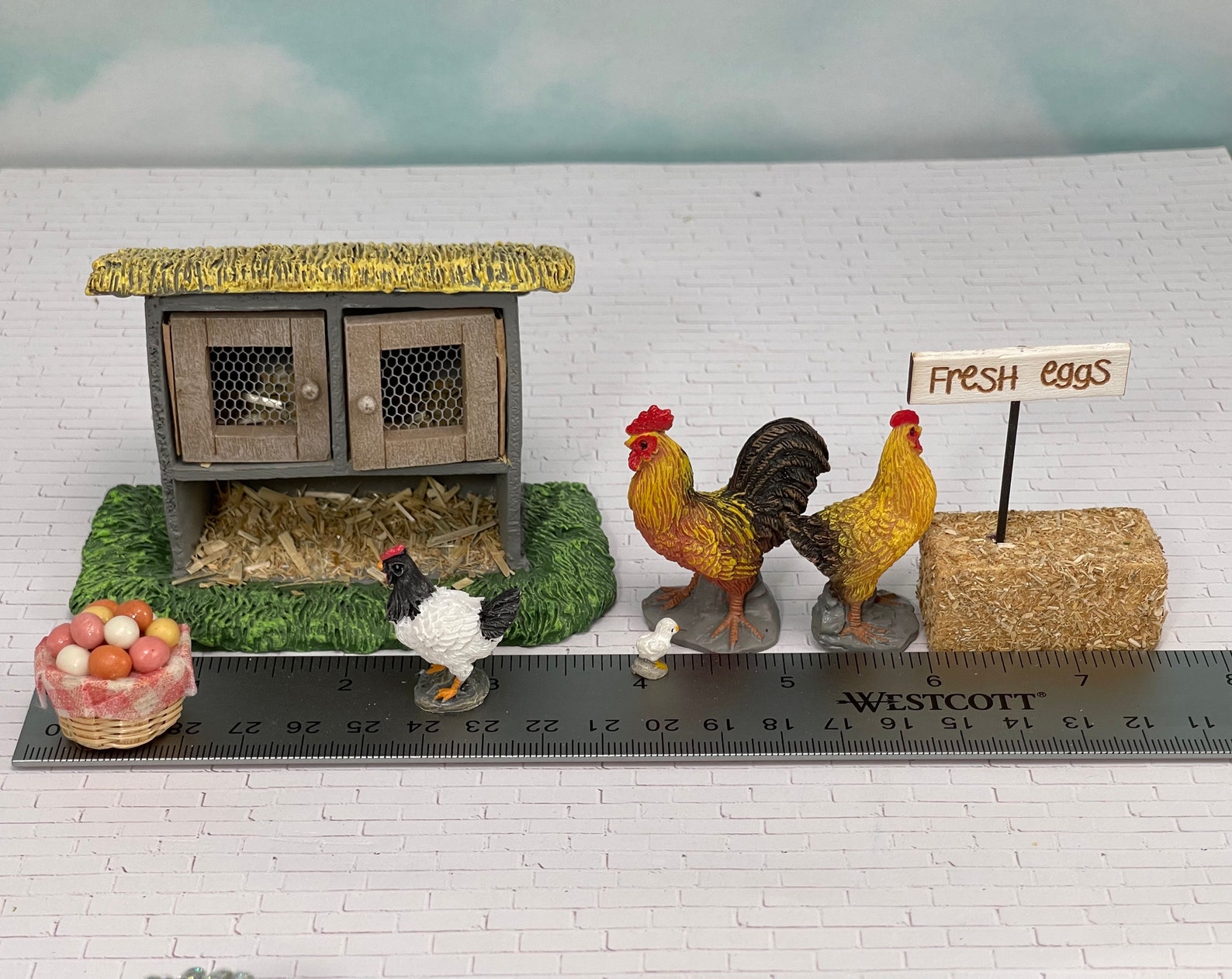 Miniature Chicken Coop, Miniature Chickens, Miniature Eggs, Fairy ...