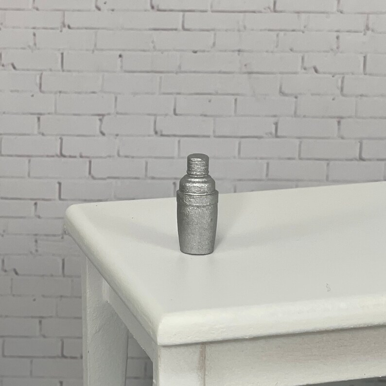 Miniature Cocktail Shaker Dollhouse Miniatures Dollhouse Bar - Etsy