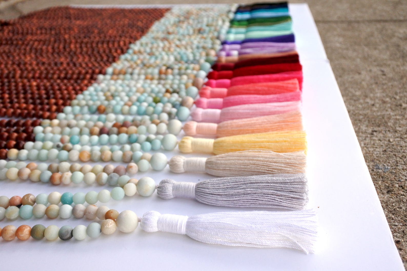 108 Mala Bead Necklace stone of Success and - Etsy