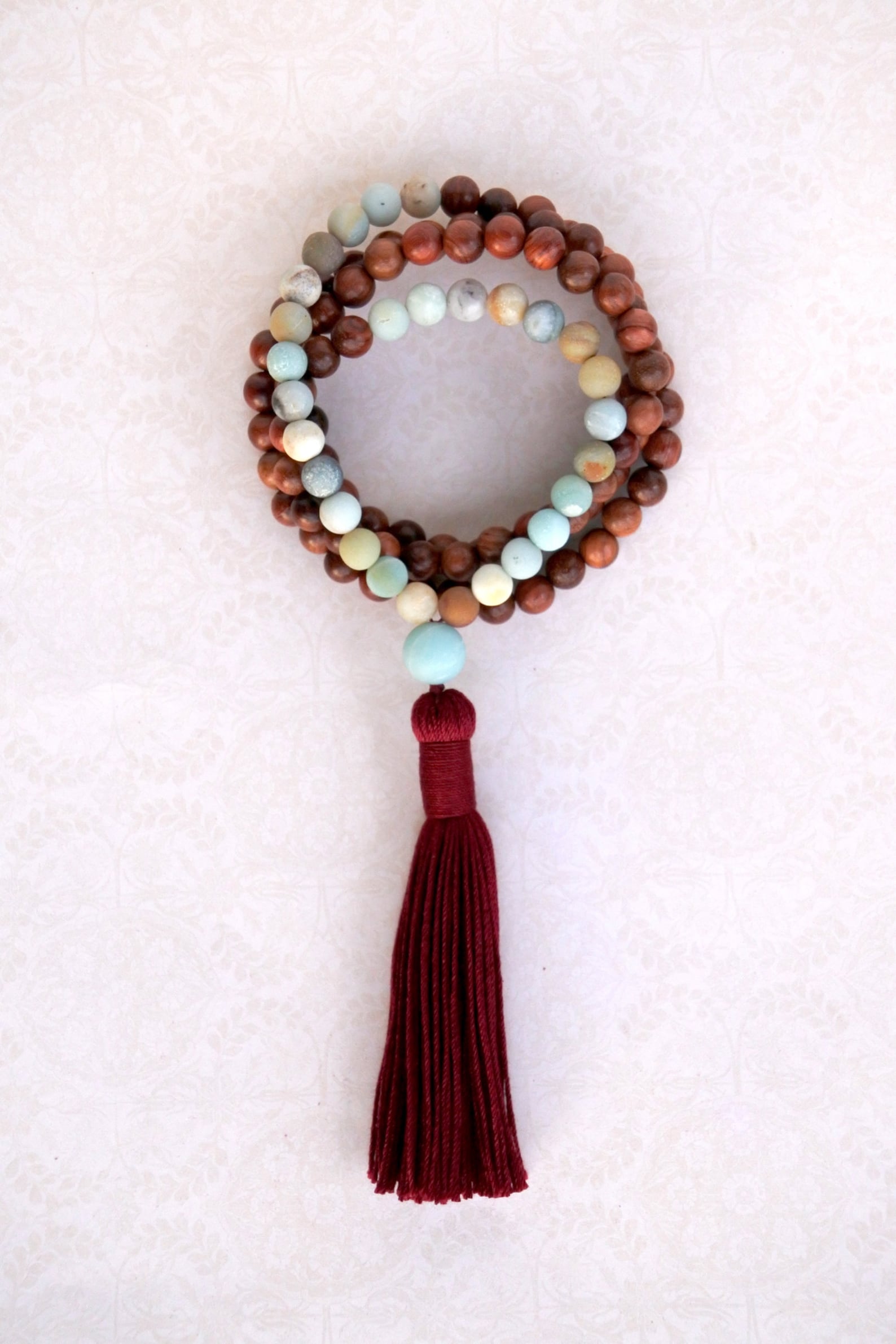 108 Mala Bead Necklace stone of Success and - Etsy