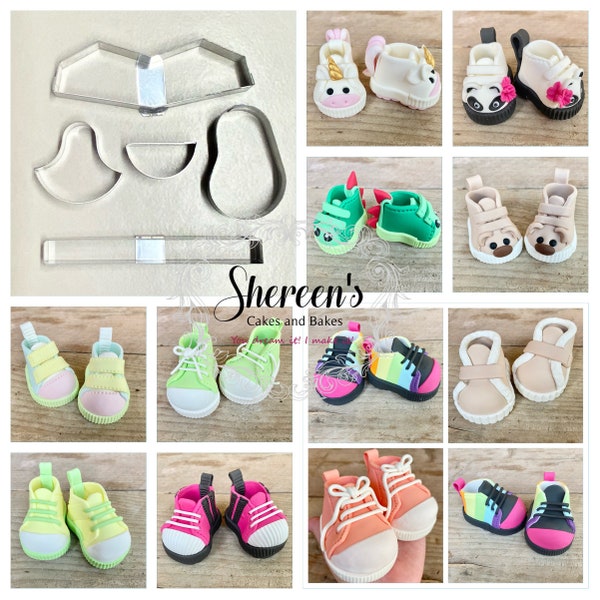 Fondant Baby Shoes - Etsy UK