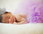 Items similar to Super fluffy Newborn tutu photo prop (half tutu, easy ...