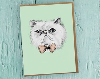 Grumpy Cat Card | Etsy