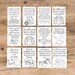 20 X BIBLE MEMORY VERSE Colouring Pages Bundle. Sunday School/christian ...