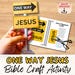 ONE WAY JESUS Sign Printable Paper Craft Activity for Kids. Sunday ...