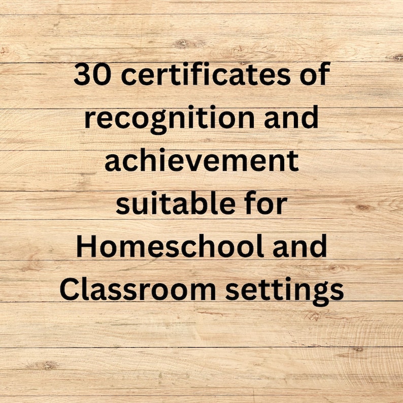 Printable Homeschool Awards Pack | 30 Cute Recognition Certificates for ...
