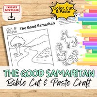 The Good Samaritan Craft for Kids, Jesus' Parable of the Good Samaritan ...